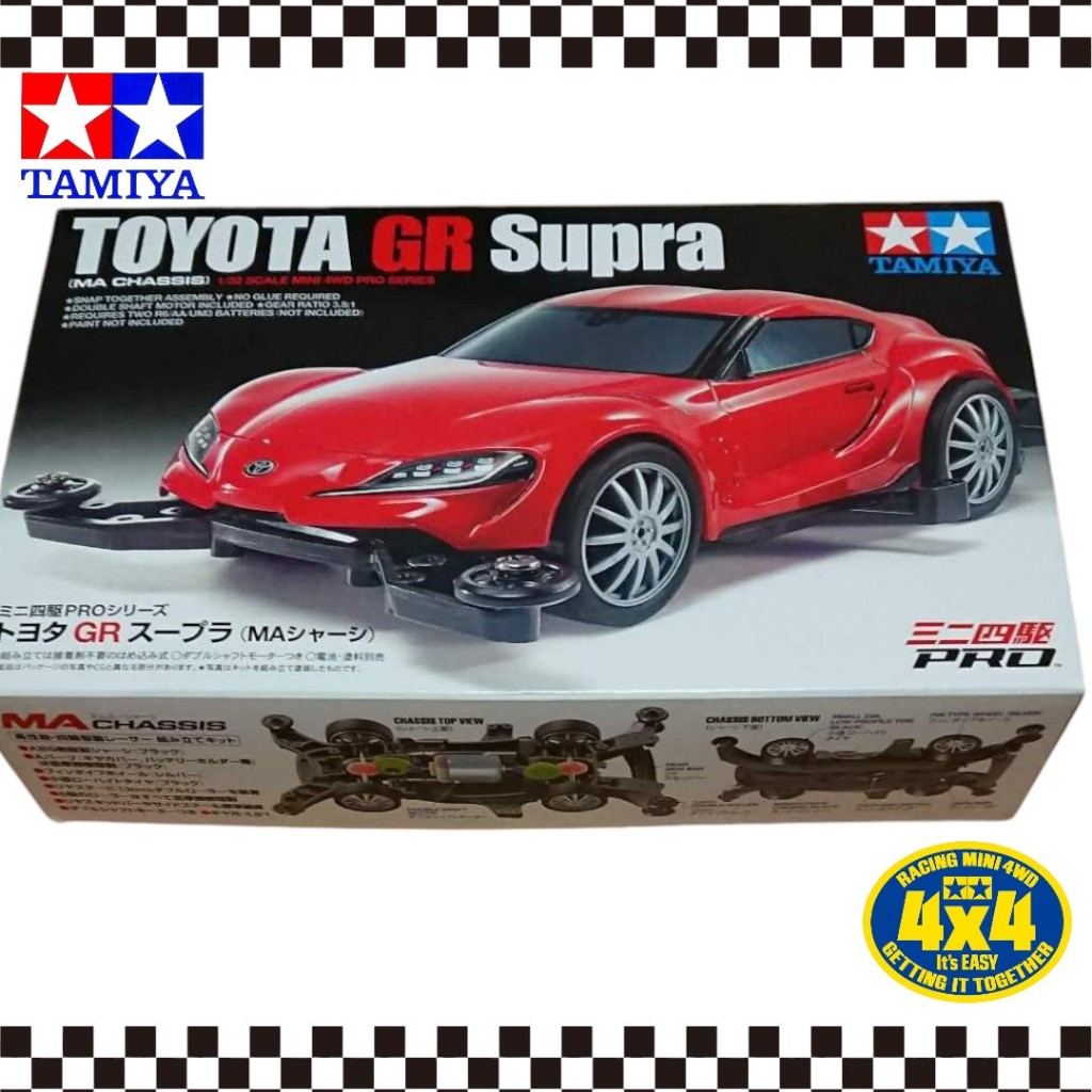 Tamiya Mini 4WD PRO Series No.55 Toyota GR Supra MA Chassis 18655 ...