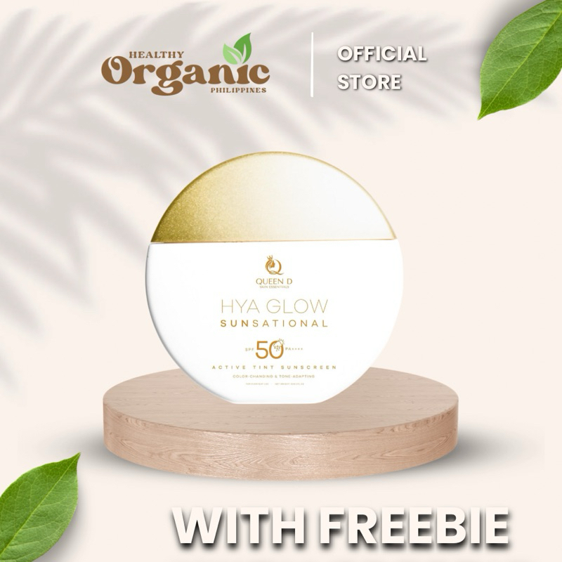 QUEEN D Hya Glow Sunsational Sunscreen Tinted Skincare Skin Sunblock ...
