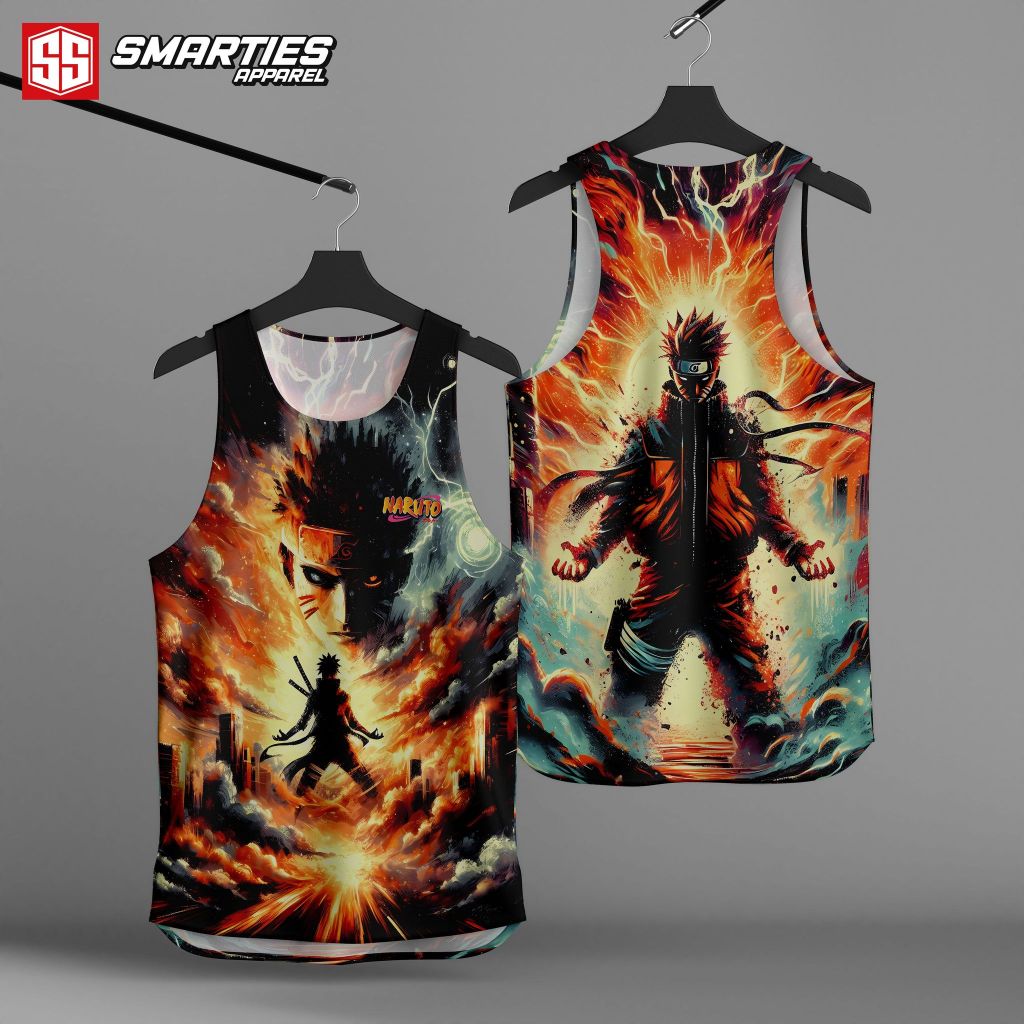 Smarties Apparel Acid Pop Tank Top Naruto 1 AC0003 | Shopee Philippines