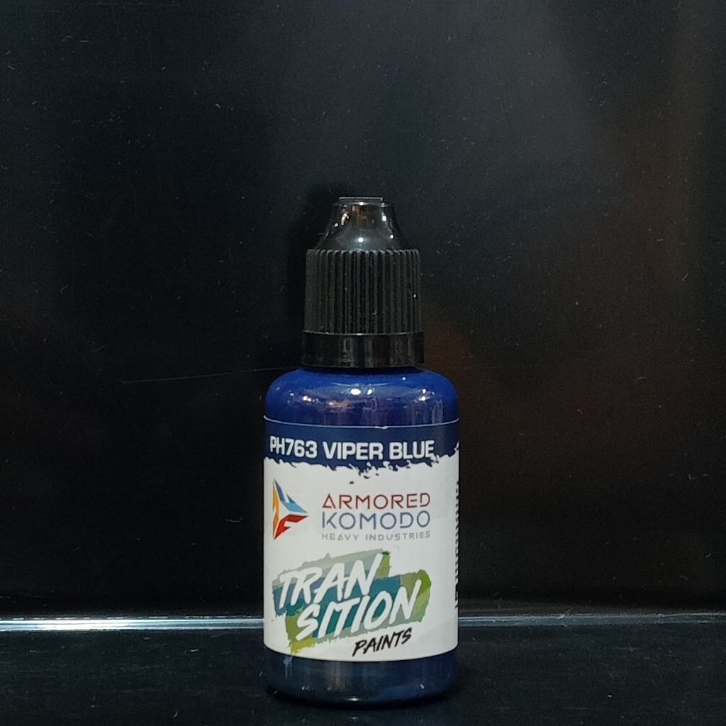 Armored Komodo Heavy Industries PH763 Viper Blue 30 ml Waterbased Acrylics Transition Paints ...