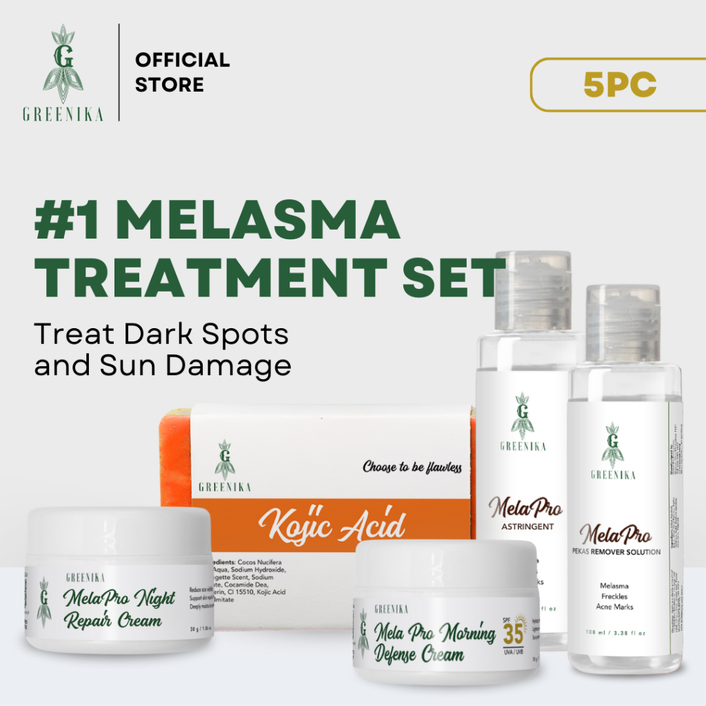 [ MELASMA TREATMENT ] Greenika Melasma Set for Melasma Treatment Set ...
