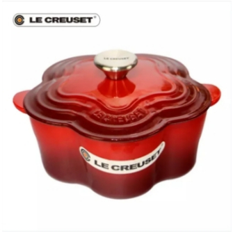 Le Creuset Cast Iron Pot Flower cast Iron Pot 20cm cookware French cast ...