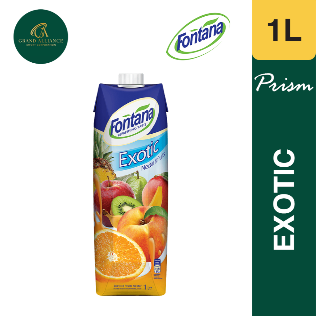 Fontana Exotic Nectar 8 Fruits Prism 1 Liter | Shopee Philippines