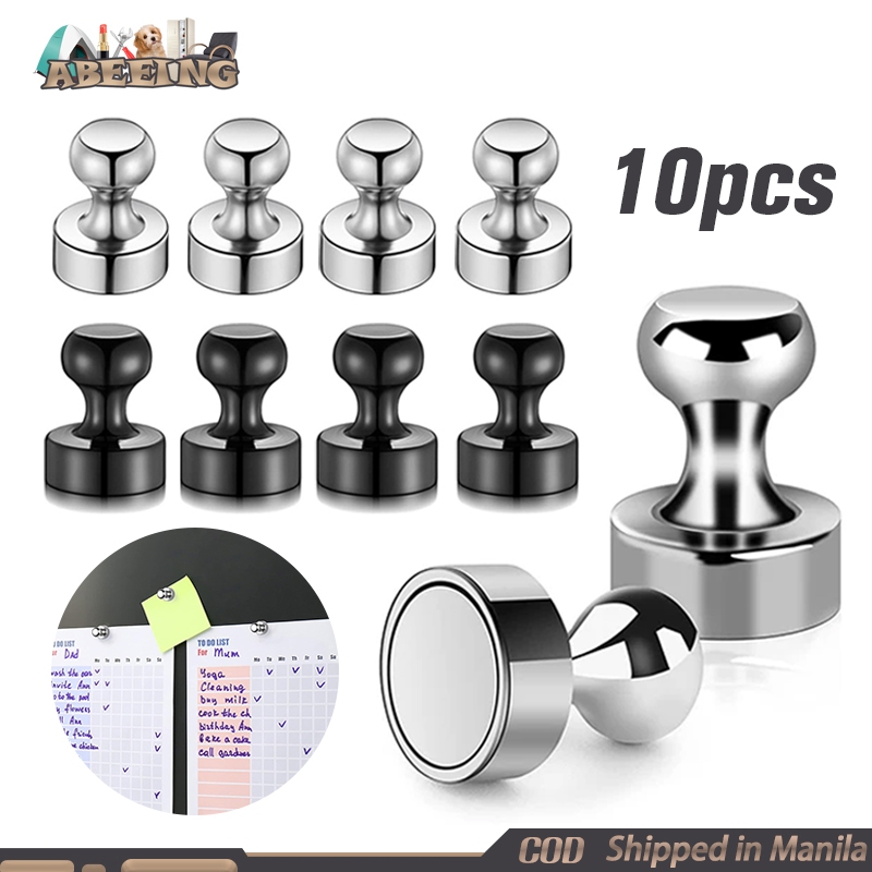 10Pcs Fridge Magnets Push Pins Refrigerator Magnets Classroom and Map ...