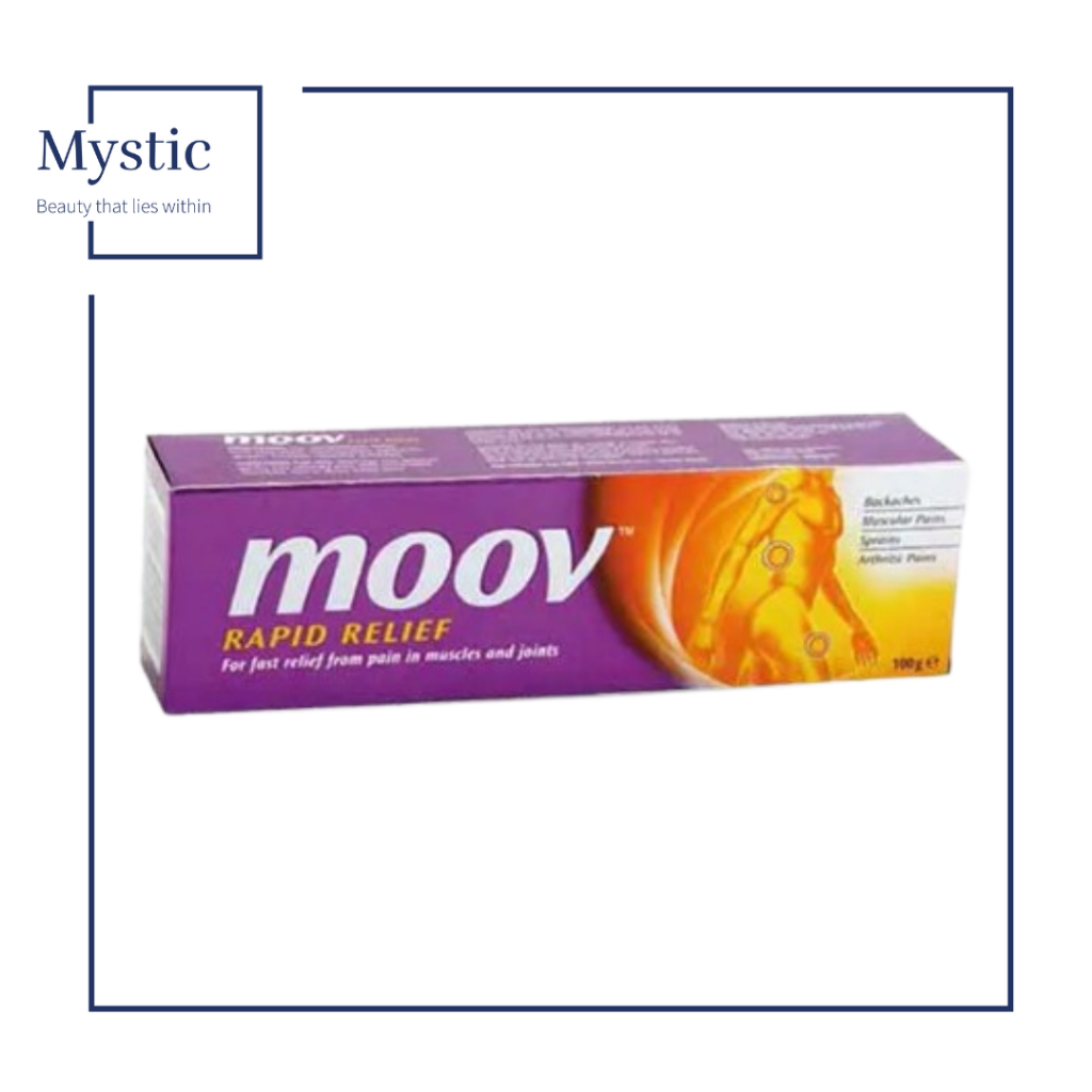 AUTHENTIC- MOOV RAPID PAIN RELIEF CREAM 100ML Made in India | Shopee ...