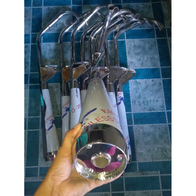 UNIVERSAL MATON 125/150 VERSION 2 CHICKEN PIPE STAINLESS | Shopee ...