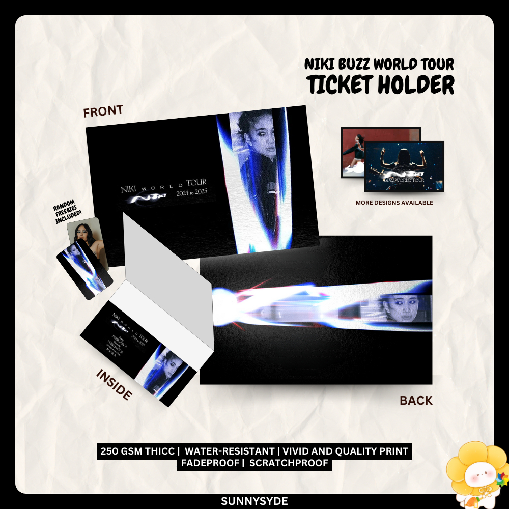 NIKI Buzz World Tour Ticket Holder Envelope | Shopee Philippines