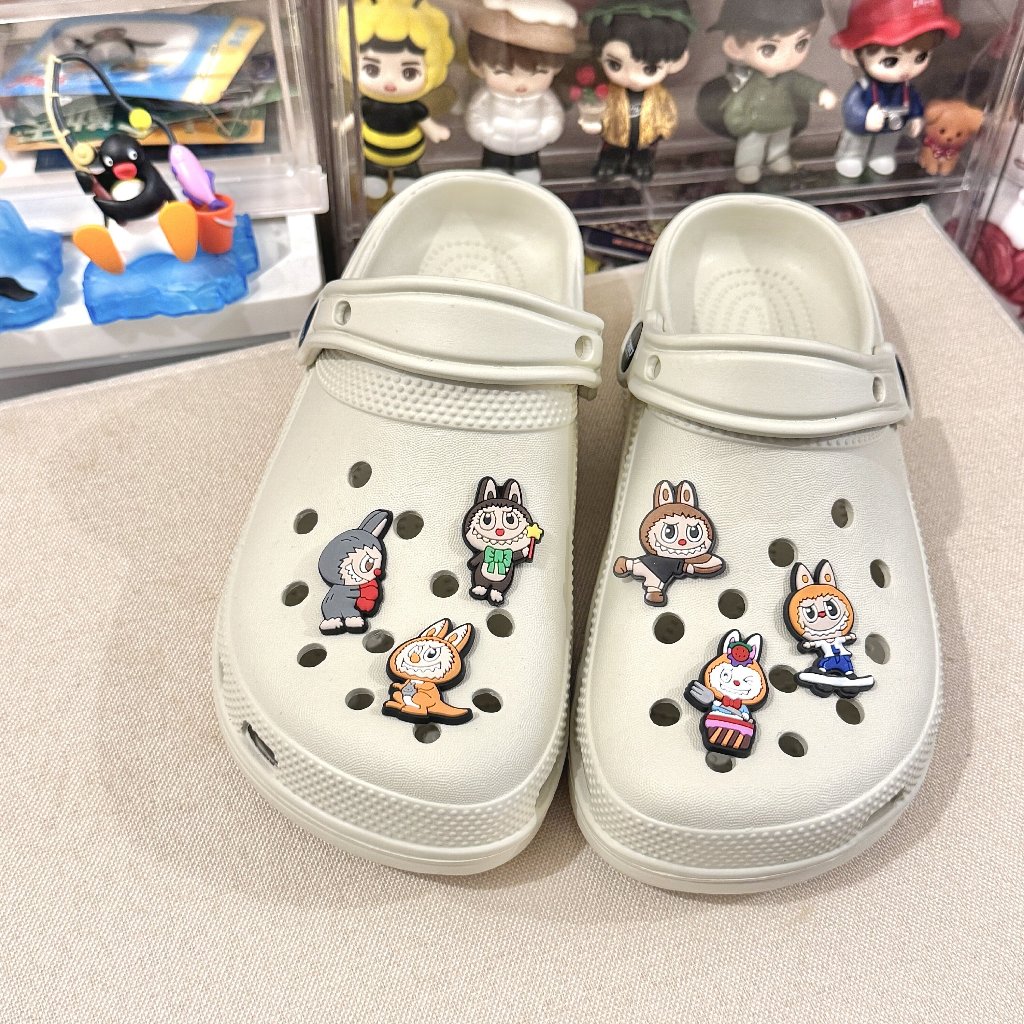 Labubu Crocs Sandals Clogs Slippers For Women Men Girls with Jibbitzs ...