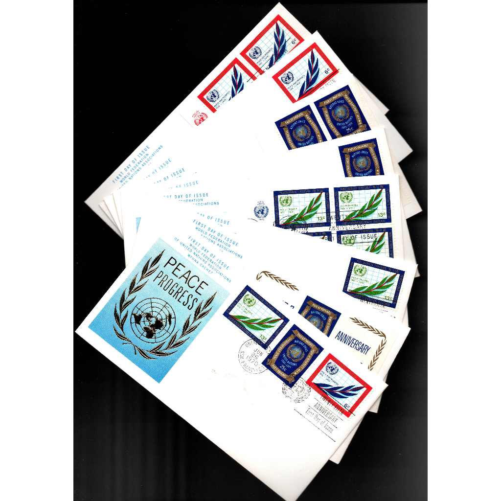 June 26 1970 UN San Francisco Peace Process FDC's 1st Day Issued ...
