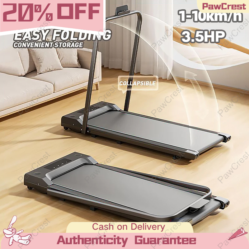 PawCrest Yesall Treadmill Foldable 4.0HP Electric Heavy Duty Walkpad ...