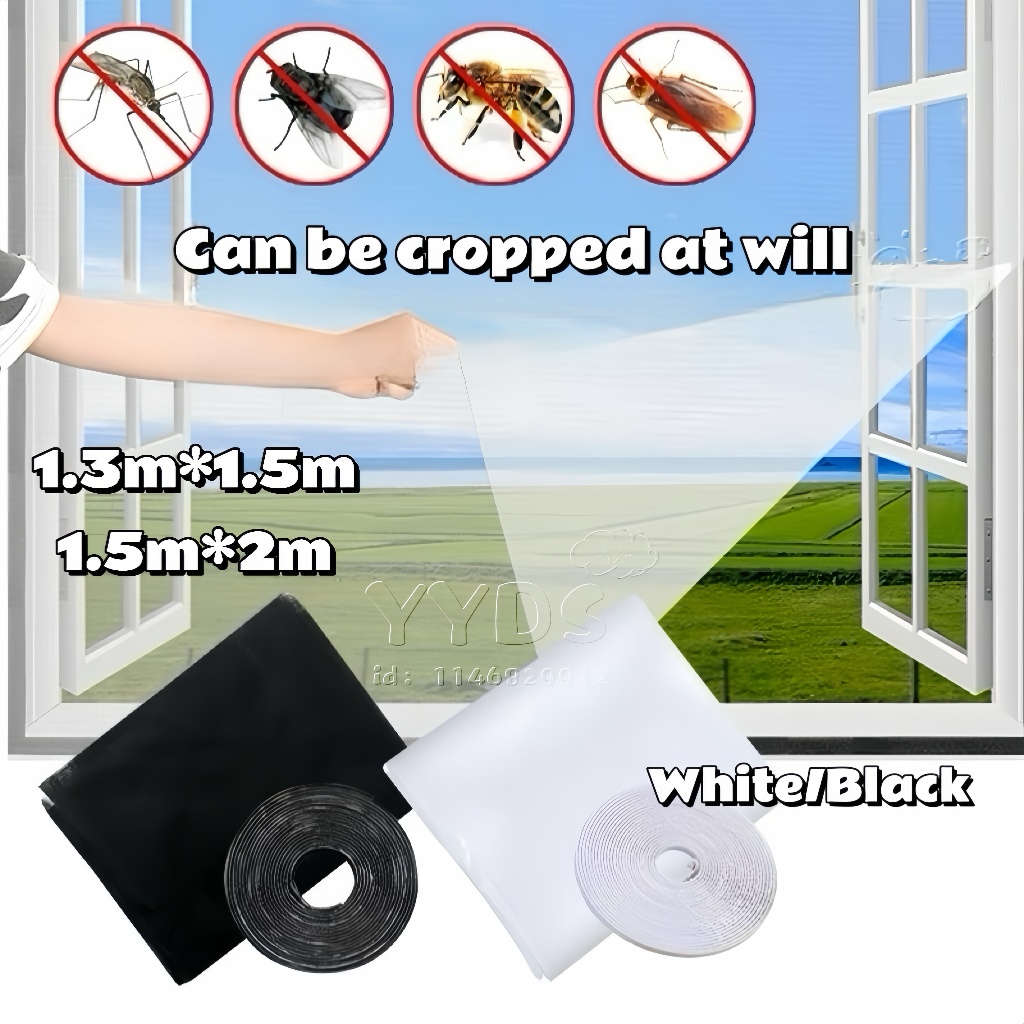 YYDS COD Anti-Insect (Fly Bug Mosquito) Window Door Curtain Net Mesh | Shopee Philippines
