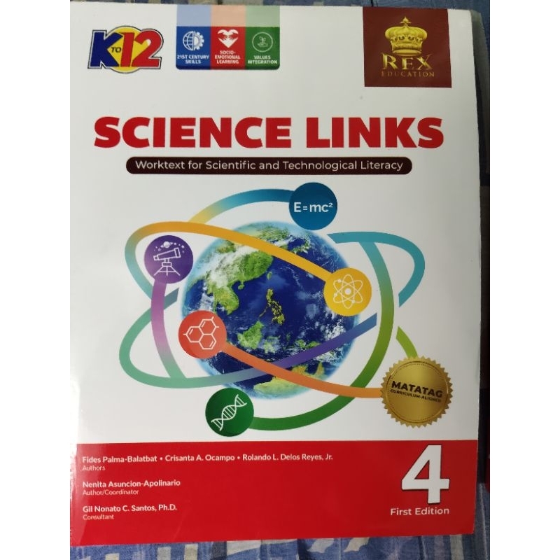 SCIENCE LINKS 4 2024 MATATAG EDITION WORKTEXT FOR SCIENCE AND ...
