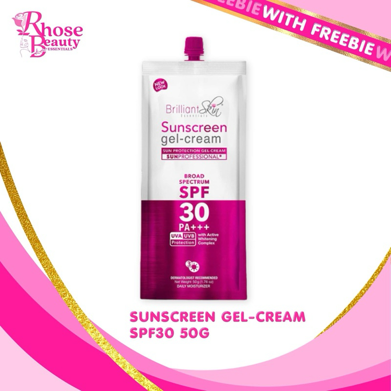 Brilliant Sunscreen Gel-Cream SPF 30 50g | Shopee Philippines