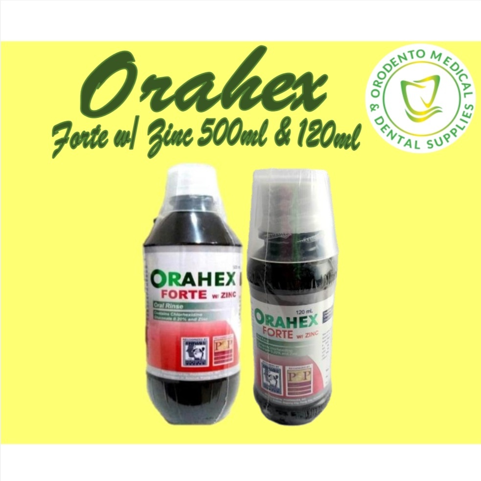 Orahex Forte with Zinc 500ml and 120ml | Shopee Philippines
