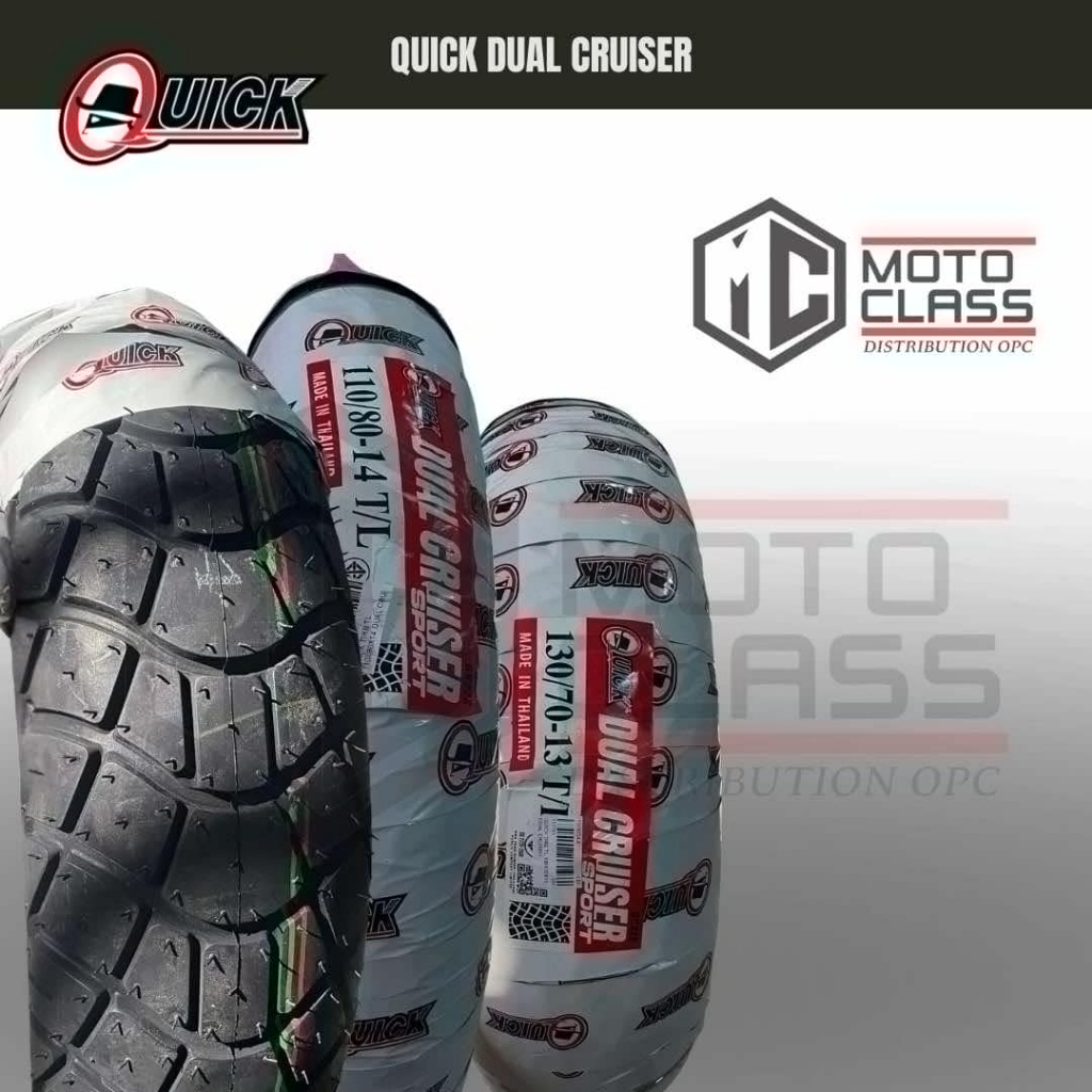 QUICK TIRE TUBELESS DUAL CRUISER WITH PITO AND SEALANT 380ML | Shopee ...