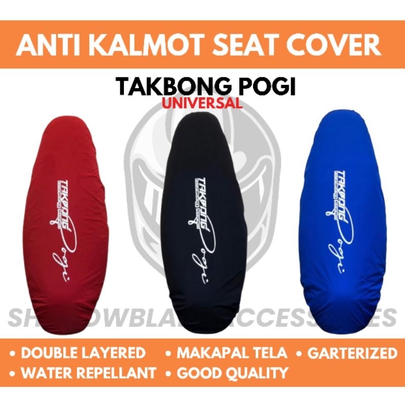 TAKBONG POGI ANTI KALMOT SEAT COVER MOTORCYCLE MAKAPAL, WATER REPELLENT ...