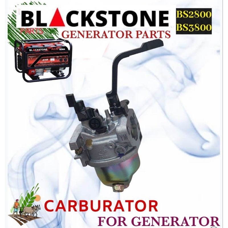 BLACKSTONE GENERATOR CARBURETOR ASSY BS2800 BS3800 GASOLINE ENGINE ...