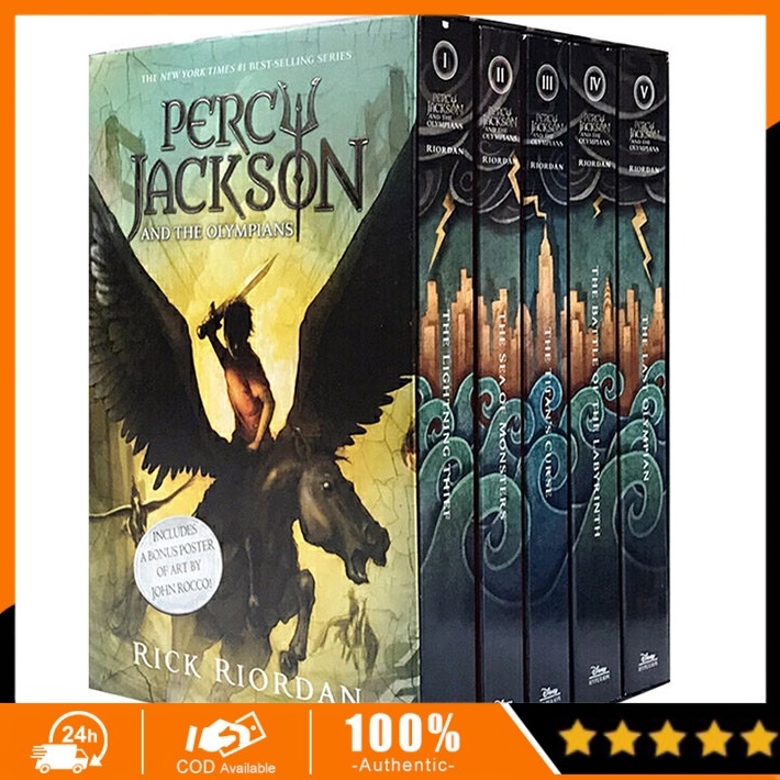 Percy Jackson & the Olympians, Boxed Set (Paperback) by Rick Riordan ...