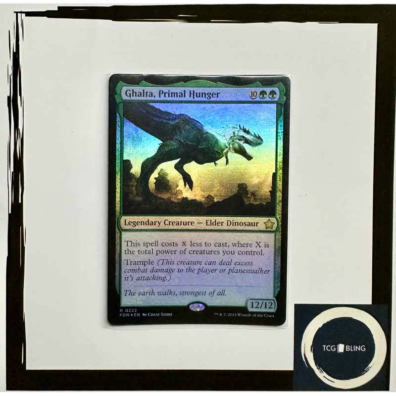 Ghalta, Primal Hunger MTG - Foundations (Normal Foil) | Shopee Philippines