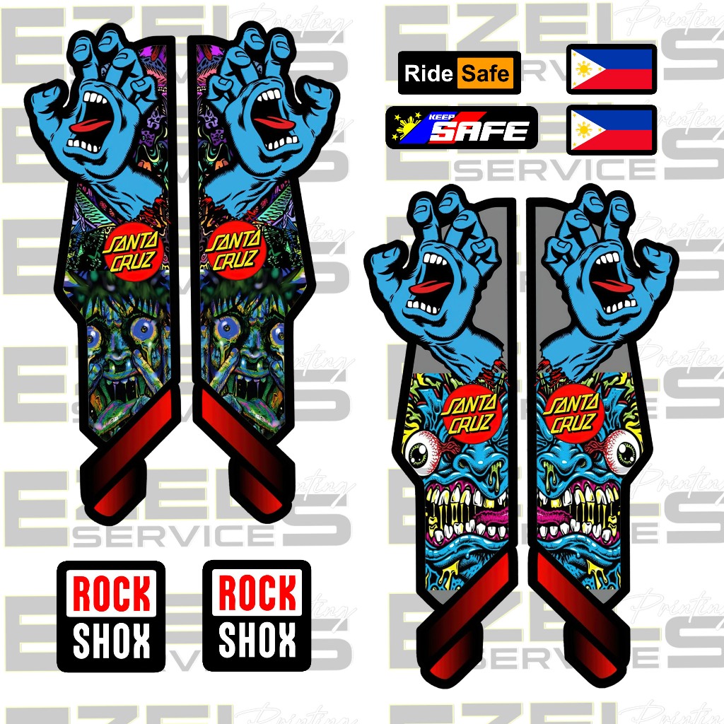 STA CRUZ Bike Fork decals MTB Sticker | EzelservicesPH | Shopee Philippines
