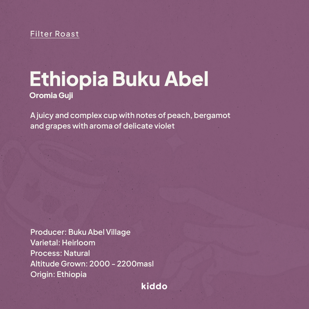 Ethiopia Oromia Guji Buku Abel Heirloom Natural process | Shopee Philippines