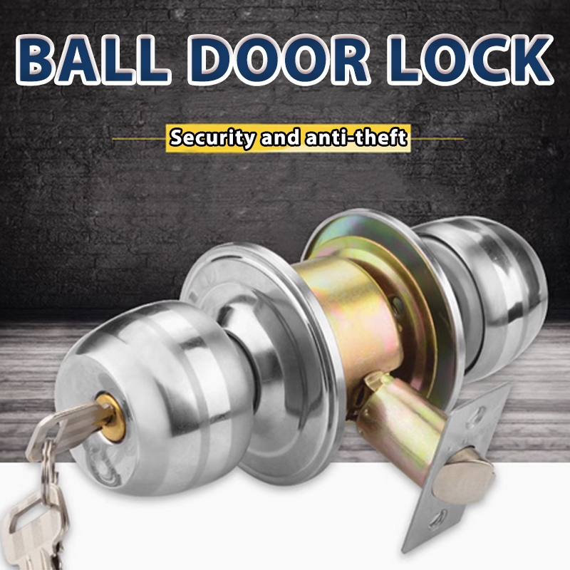 Lock for door Spherical door lock safe and anti-theft and easy to ...