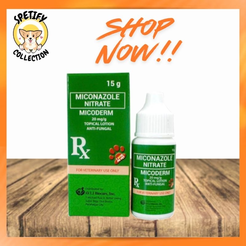 micoderm anti fungal topical lotion for dogs and cats 15g | Shopee ...