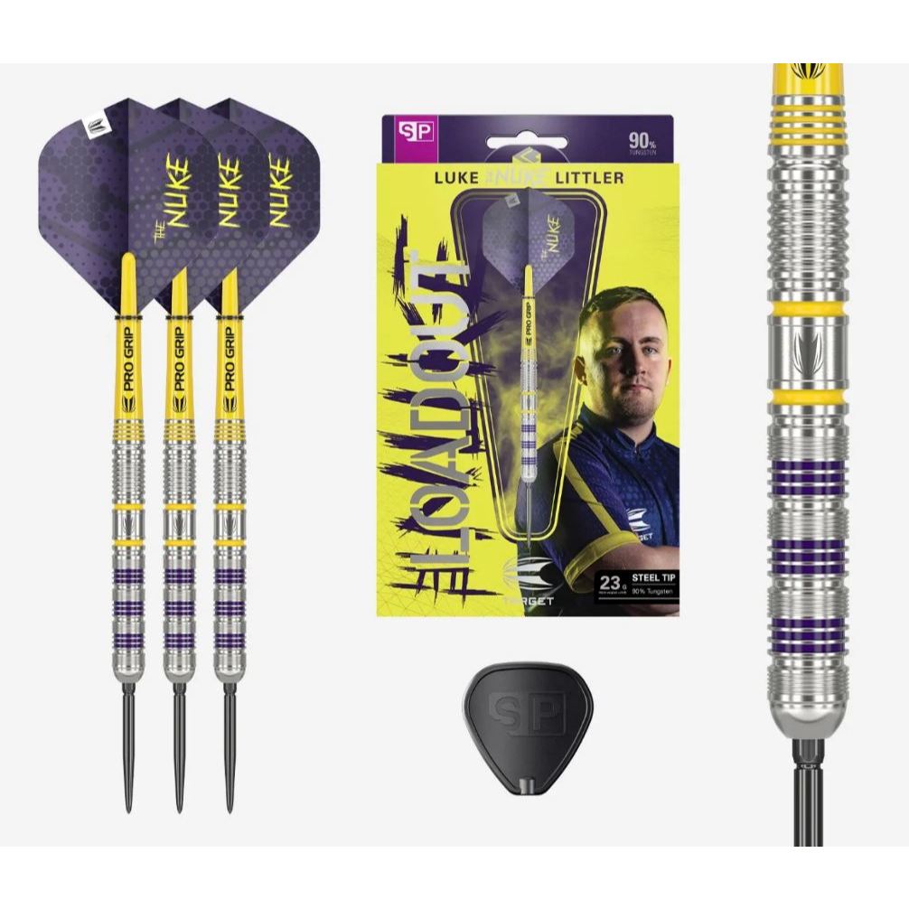 arget Dart Swiss Luke Littler Loadout 90% Tungsten Steel Tip Dart Pins ...