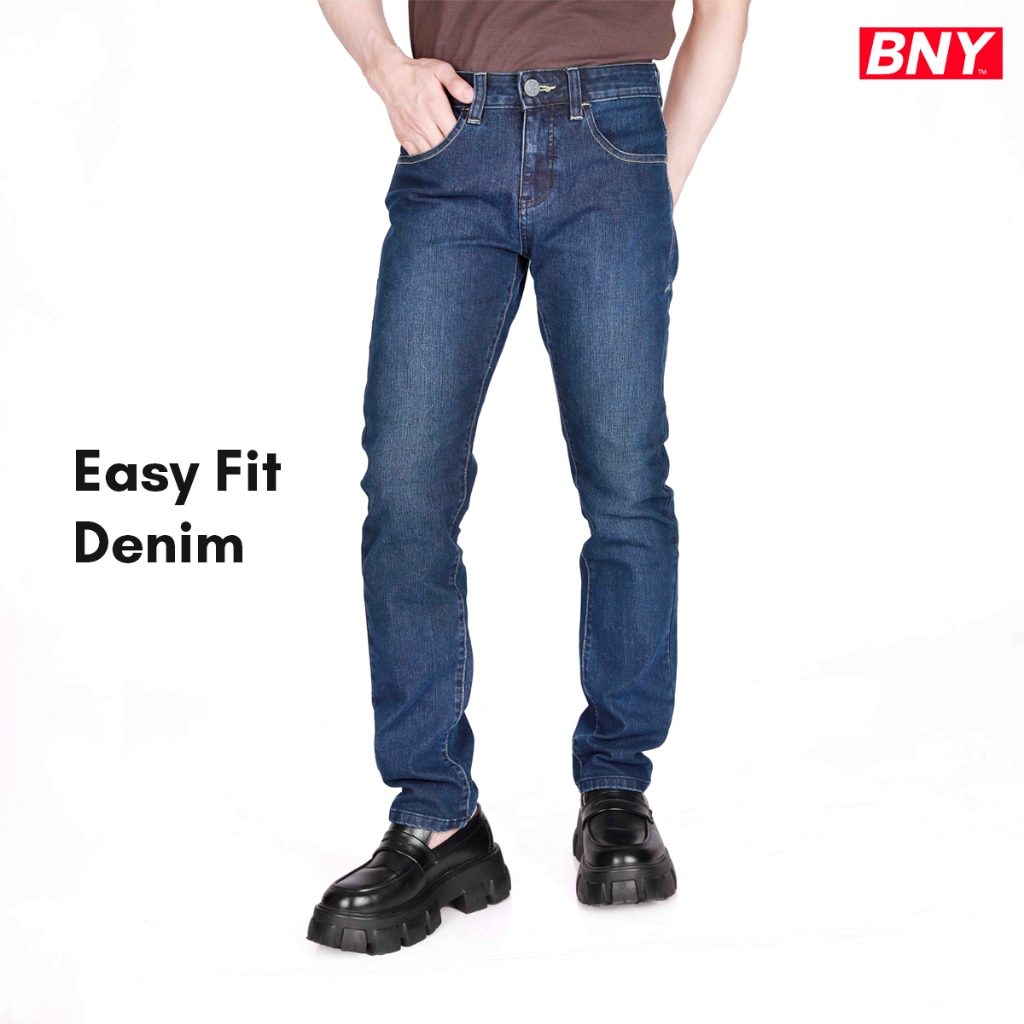BNY Men's Easy Fit Comfort Stretch Denim (651) | Shopee Philippines