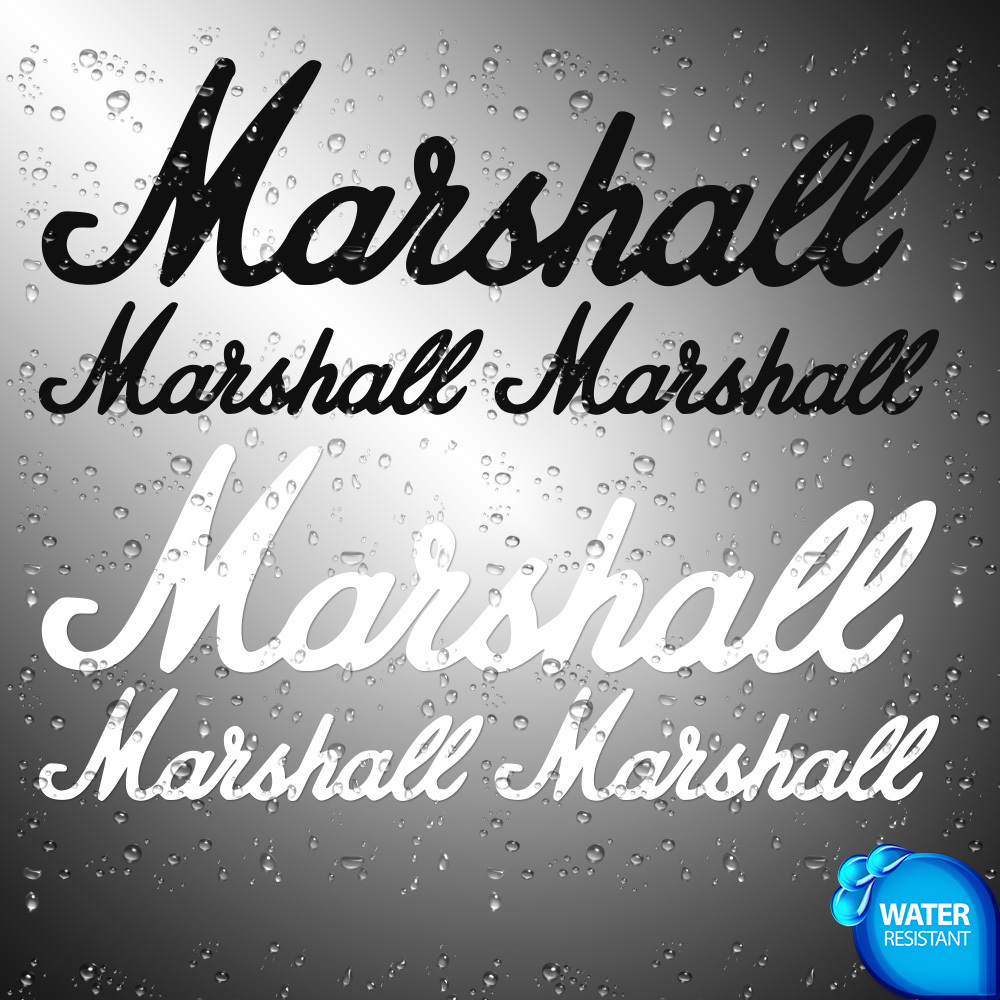 3X Mashall Sticker | Weather proof die-cut Decals | Cut-out | Shopee ...
