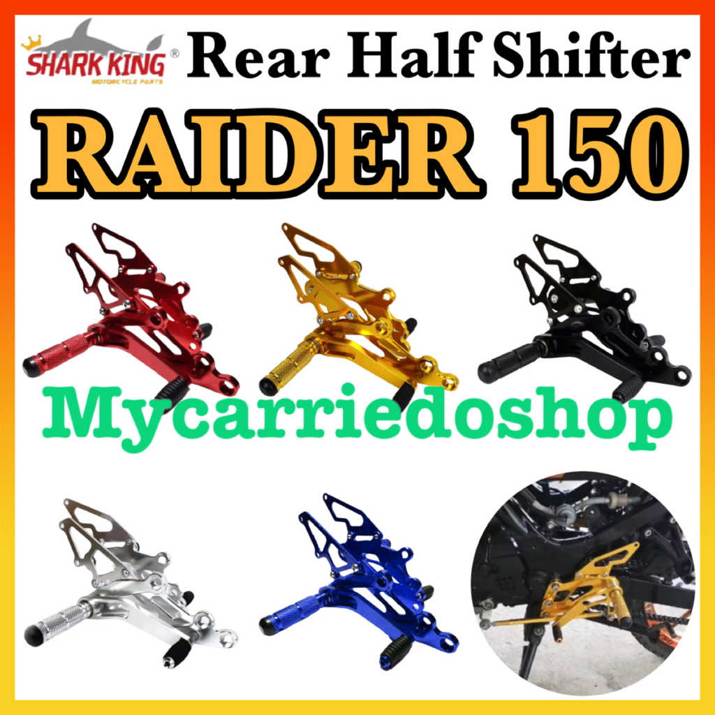 Motorcycle Rear Half Shifter Set For RAIDER 150 / CARB / FI / V2 Full ...