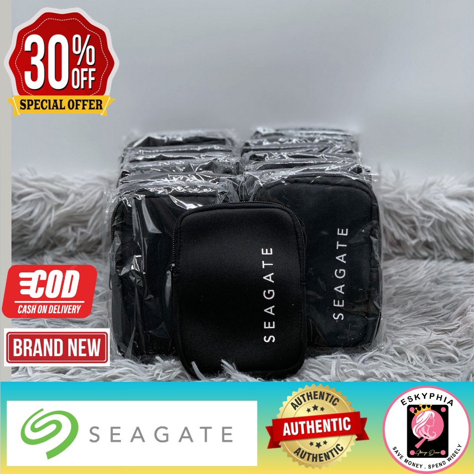 Seagate Pouch Portable Hard Disk Drive Bag Case Pouch Black Original ...