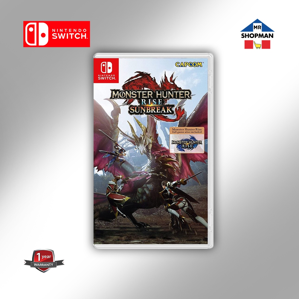 Nintendo Switch Monster Hunter Rise Sunbreak Game | Shopee Philippines