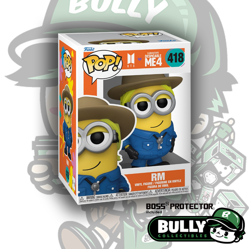Funko POP! Rocks: Despicable Me 4 Minion x BTS - RM 418 With Boss ...