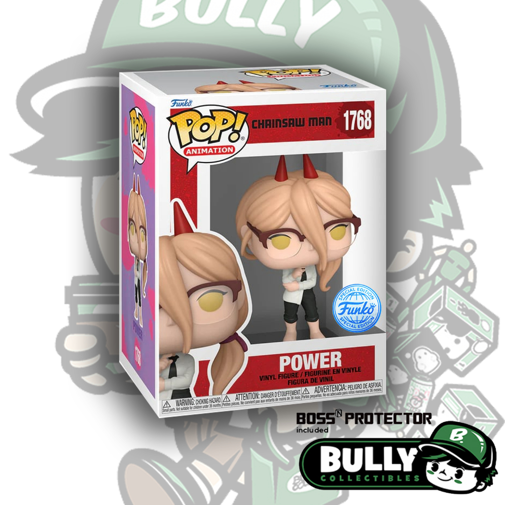 Funko POP! Animation: Chainsaw Man - Power (FSE) 1768 With Boss ...