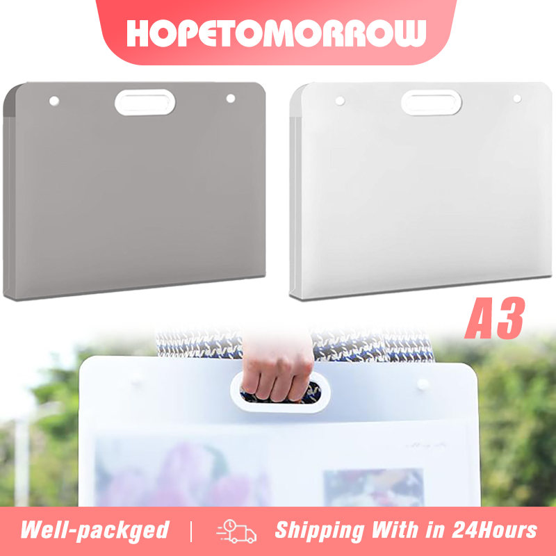 A3 Waterproof Portfolio Folder,Student Drawing Container, Kids Artworks ...