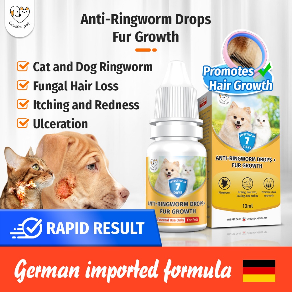 Cassiel Pet Antifungal Skin Drops For Ringworm Anti Mange & Itch Gamot ...