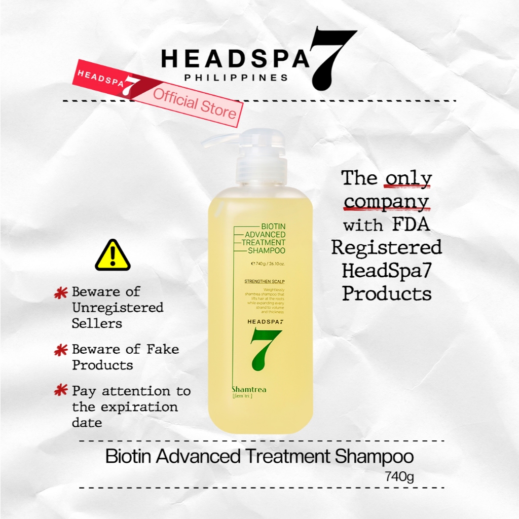 Headspa7 Biotin Advanced Treatment Shampoo | Shopee Philippines