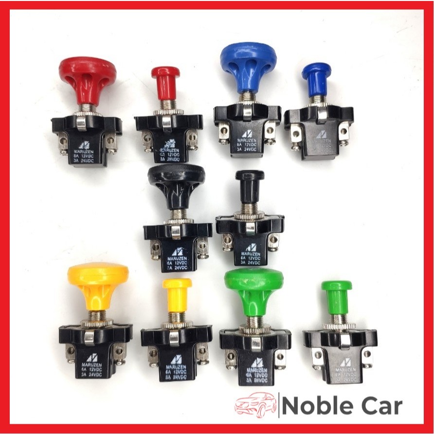 Automotive Push and Pull Switch MPS-1P MPB-1P (MARUZEN) | Shopee ...