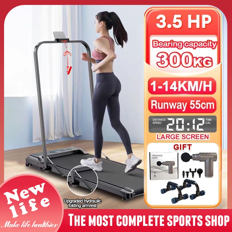 3.8HP Treadmill 1-15KM/H Threadmill Hydraulic Foldable Treadmill ...
