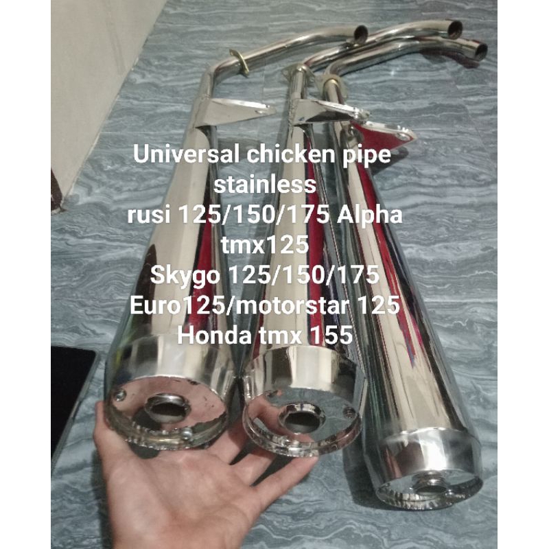 universal chicken pipe version 2/alpha rusi macho skygo motoposh Pinoy ...