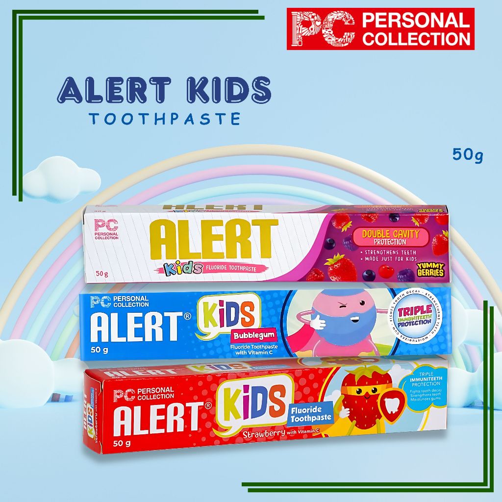 PERSONAL COLLECTION Buy1 take 1 Alert Kids Toothpaste Strawberry, Yummy ...