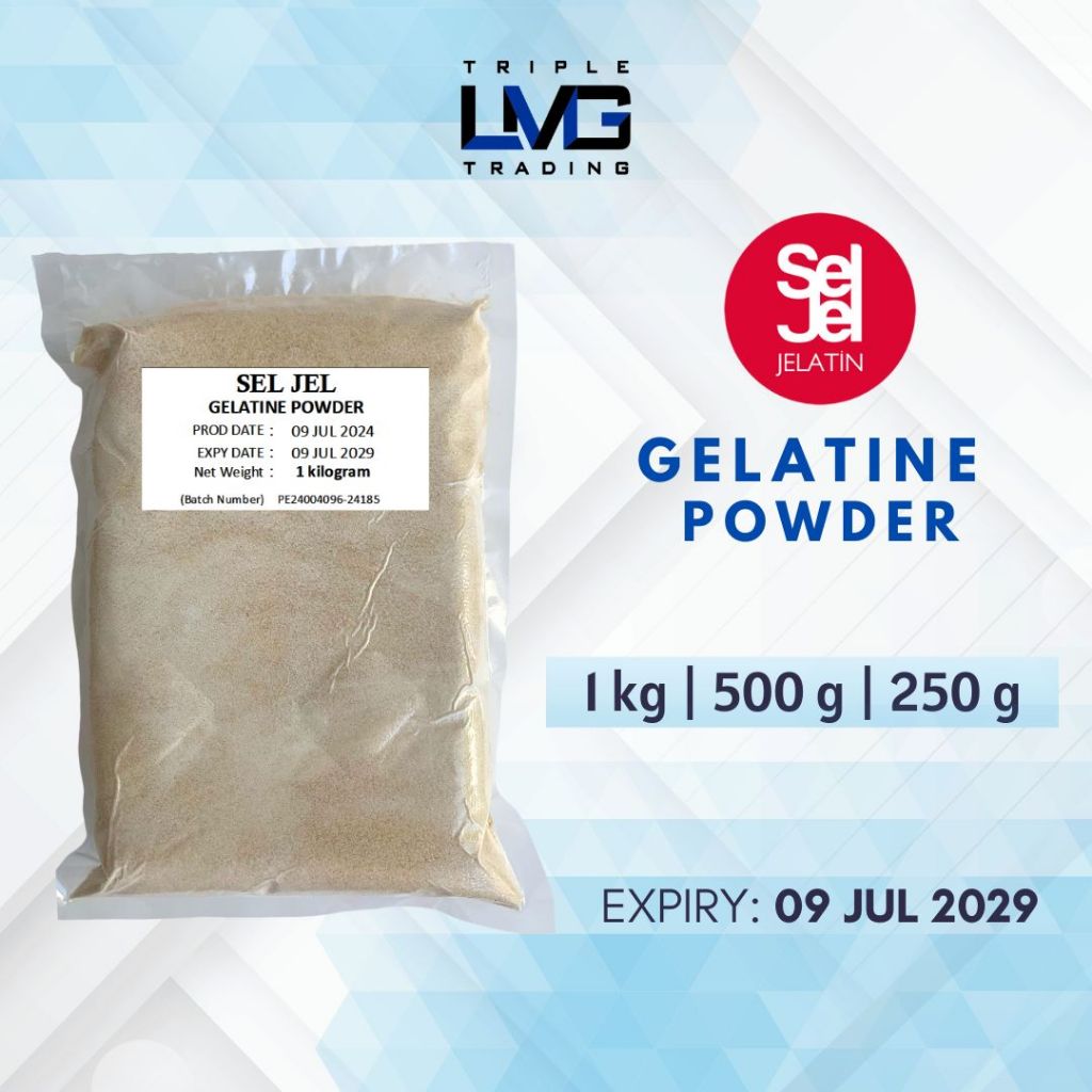 Sel Jel Gelatine Powder 1kg | 500g | 250g | Shopee Philippines