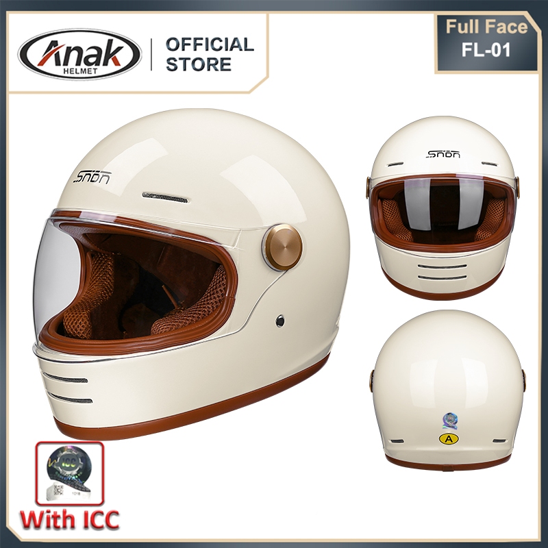 Anak Original Abs Material Removable Hd Pc Lenses Motorcycle Full Face ...