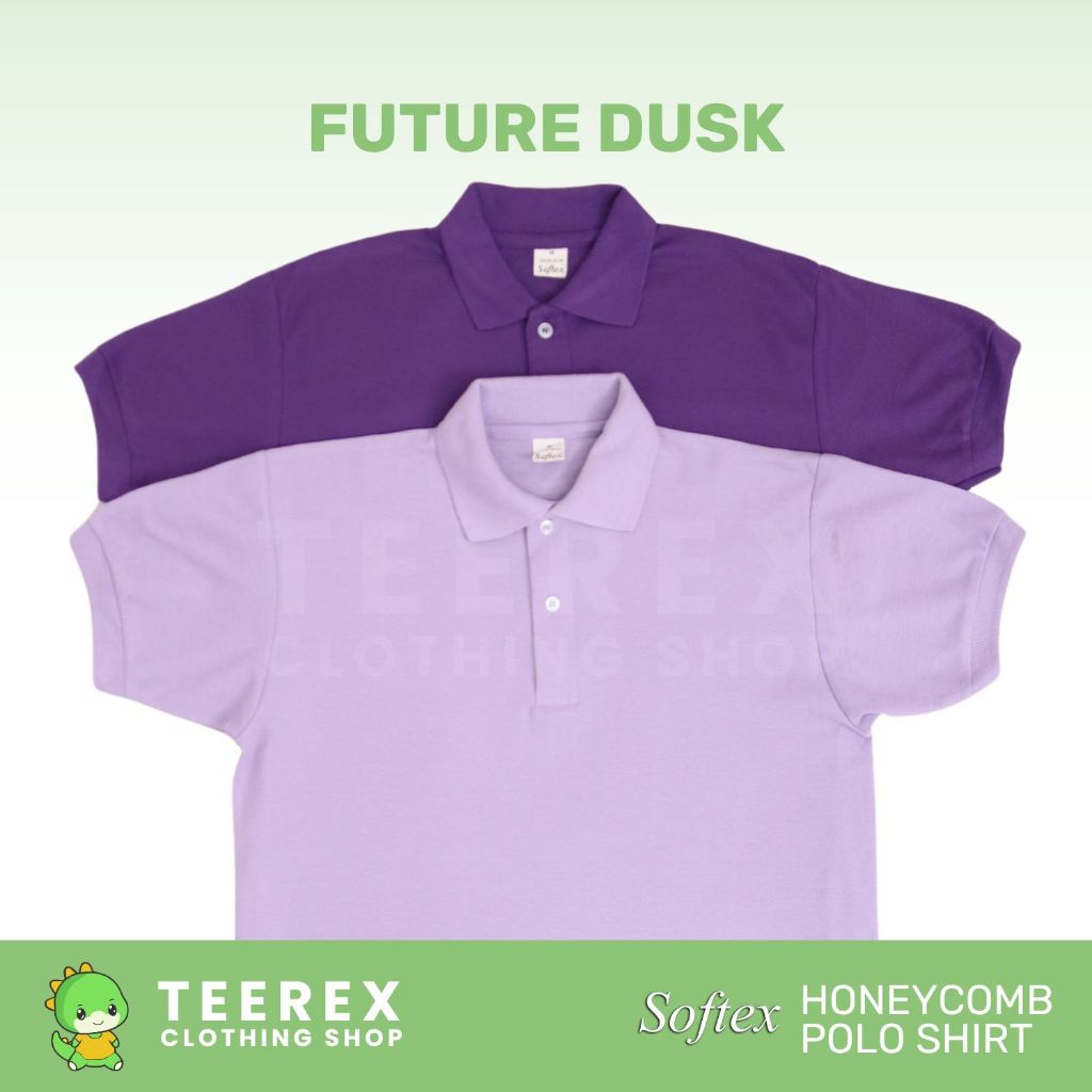 SOFTEX HONEYCOMB POLO SHIRT | FUTURE DUSK - Color of the Year 2025 ...