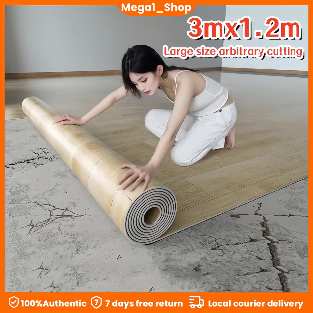 3m roll of imitation vinyl tile sticker for home decoration rough ...