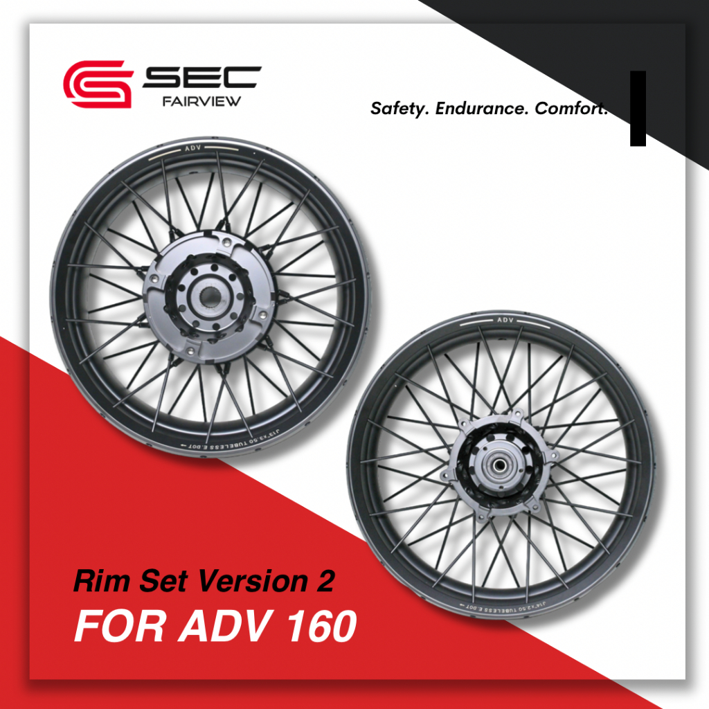 SEC RIMSETS FOR ADV 160 VERSION 2 | Shopee Philippines