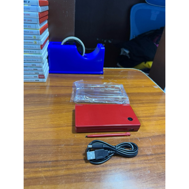 Nintendo DSI Red (CFW W/ 16GB MMC W/ DS, GBA, & GBC Games, Full of ...