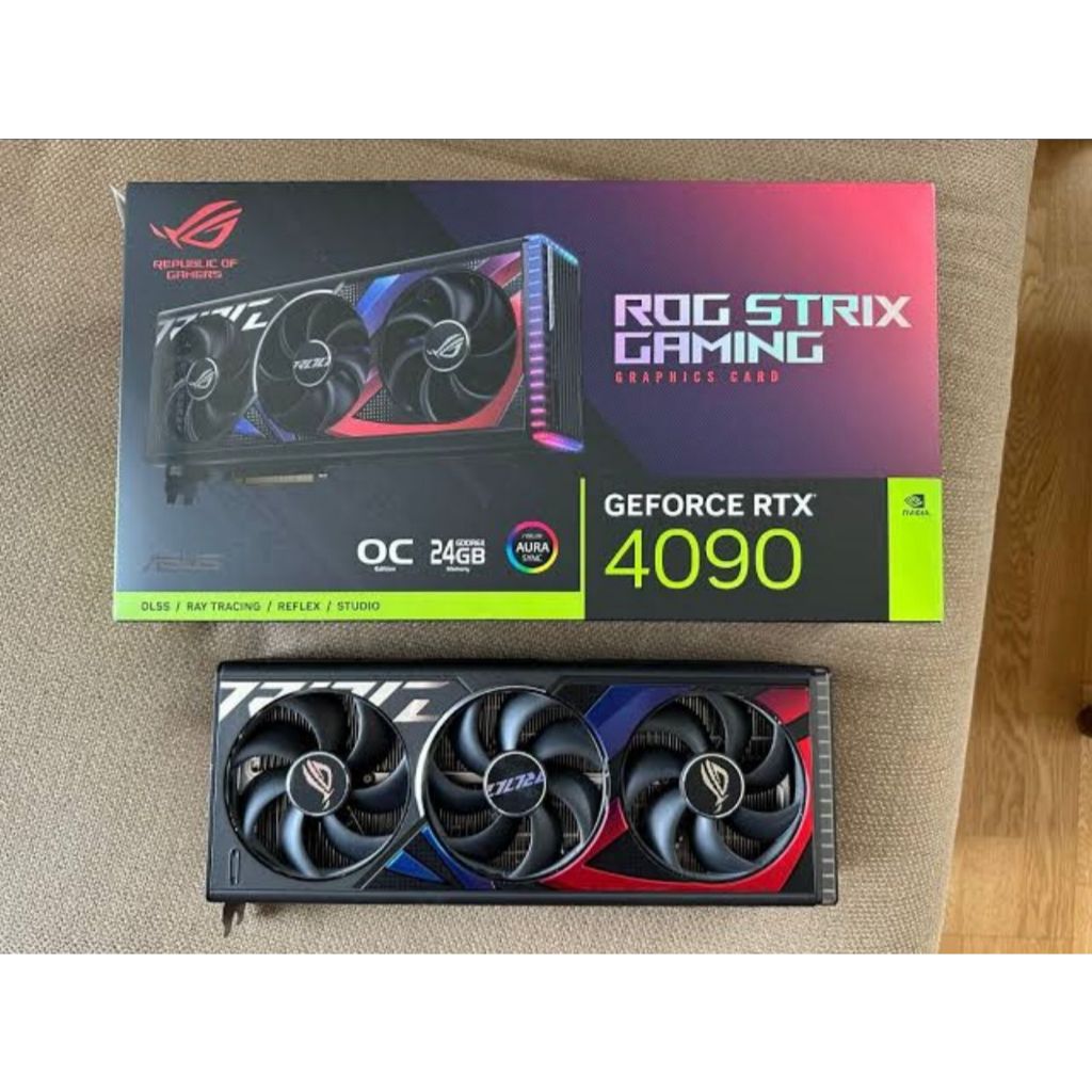 BRAND NEW ASUS ROG GAMING STRIX GEFORCE RTX 4090 OC EDITION GRAPHICS ...