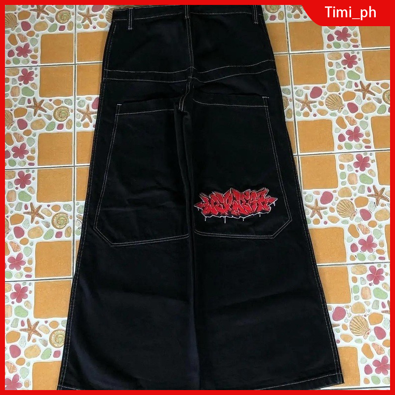YK Jeans Streetwear Adult size Big Pocket Oversized Pants Hip Hop ...